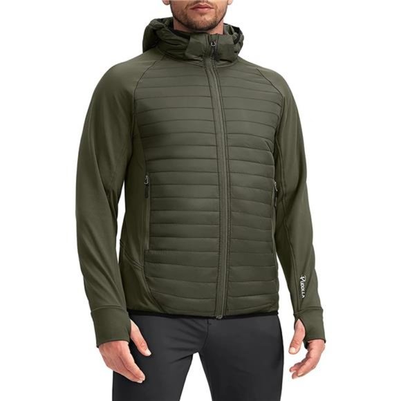 Jackets & Coats | Mens Puffer Jacket Winter Thermal Running Jacket ...